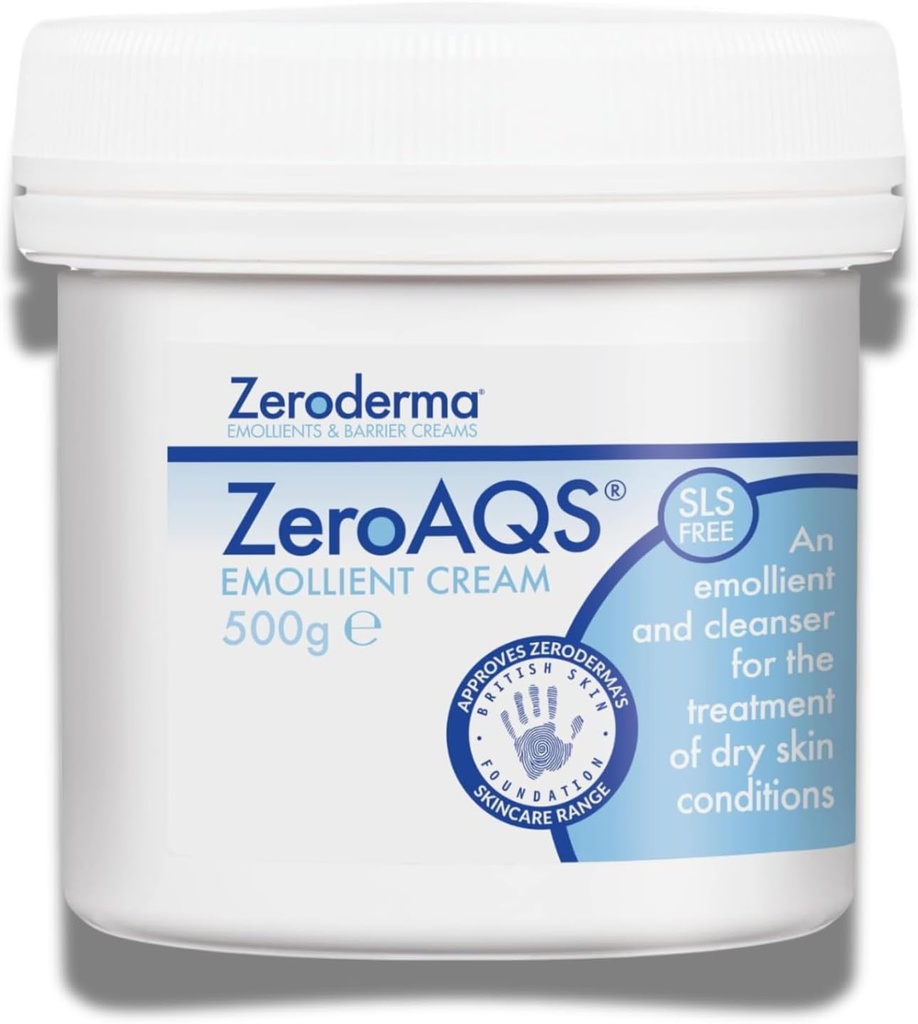 Zeroderma ZeroAQS Emollient Cream (500g) | Patient Choice Direct